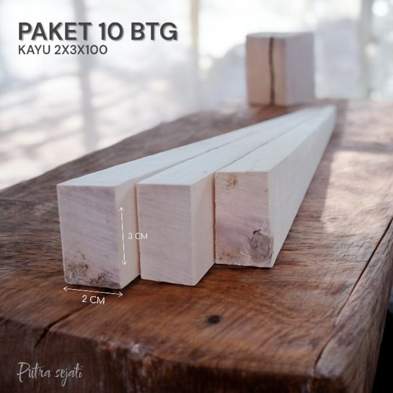 Jual List Kayu Reng 2x3 isi 10btg panjang 150cm | Shopee Indonesia