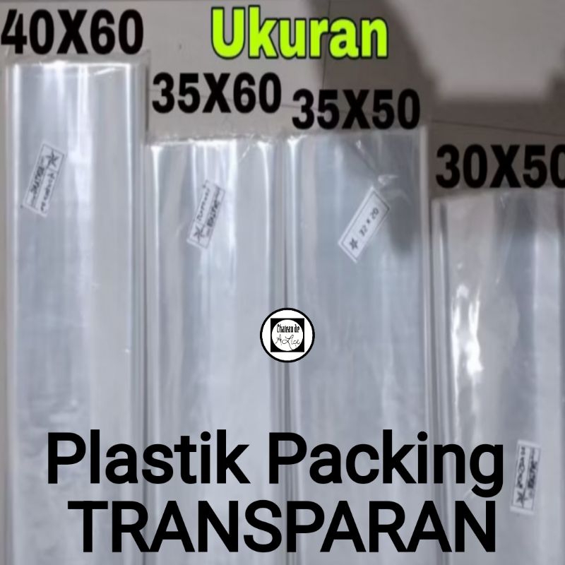 Jual PLASTIK PP BENING TRANSPARAN 40cm x 60cm LAUNDRY KILOAN PLASTIK PACKING lembaran PP BENING ...