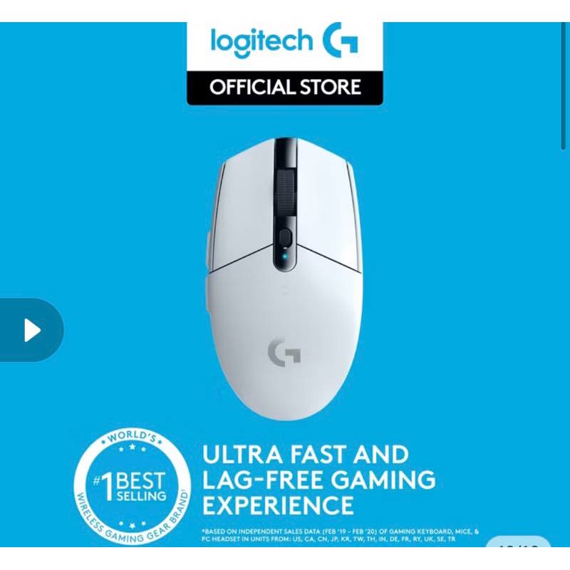 Jual Logitech G304 Lightspeed Mouse Gaming Wireless Sensor 12K DPI ...