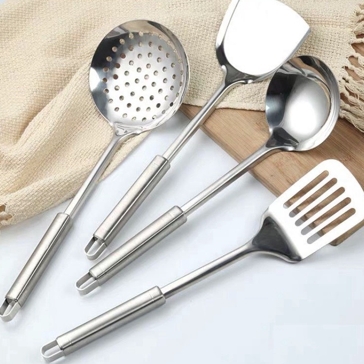 Jual Paket Ekslusif Spatula Set Stainless Isi 4 Pcs Kitchen Tools Peralatan Untuk Masak | Shopee ...