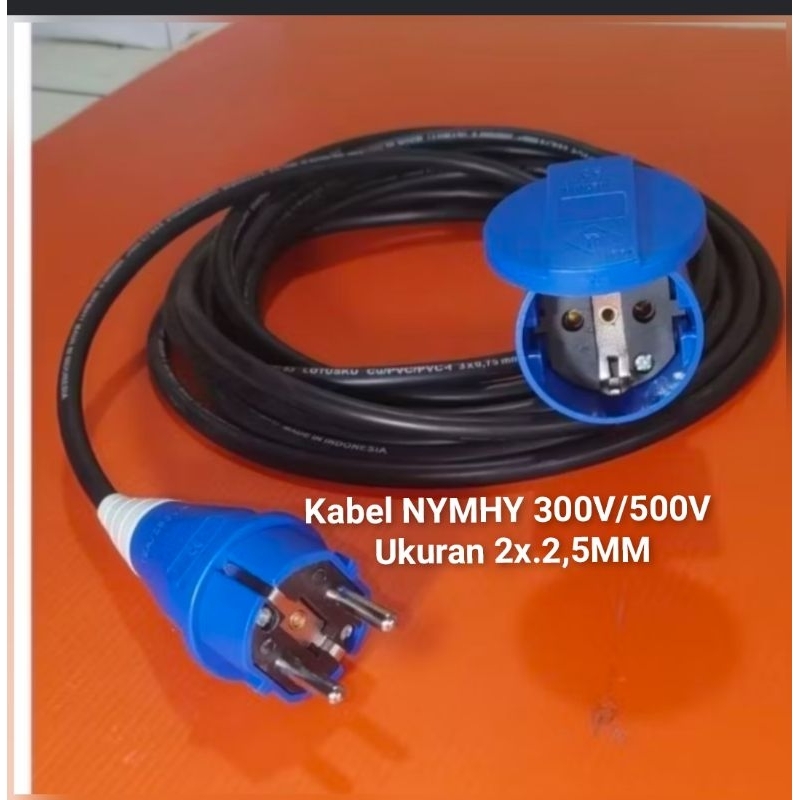 Jual Kabel Extension Sambungan Kabel Listrik 2x.2.5mm 3x1.5mm Srambut ...