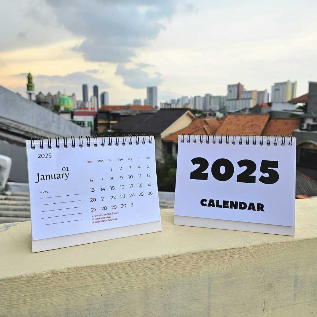 Jual Kalender Meja A6 Landscape 2024 | Praktis & Unik | Desain Terbaru ...
