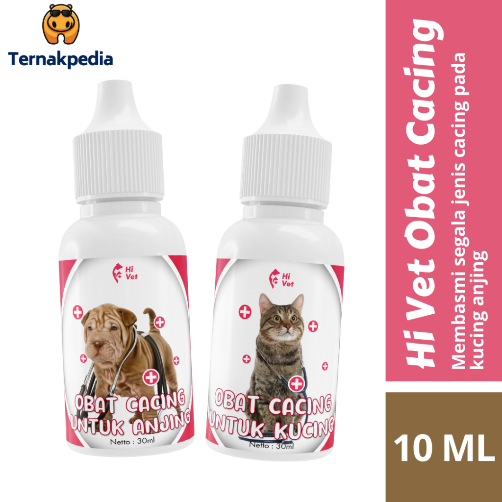 Jual Obat Cacing HI VET - 30ML - Obat Cacing - Untuk Cacingan - HI VET ...
