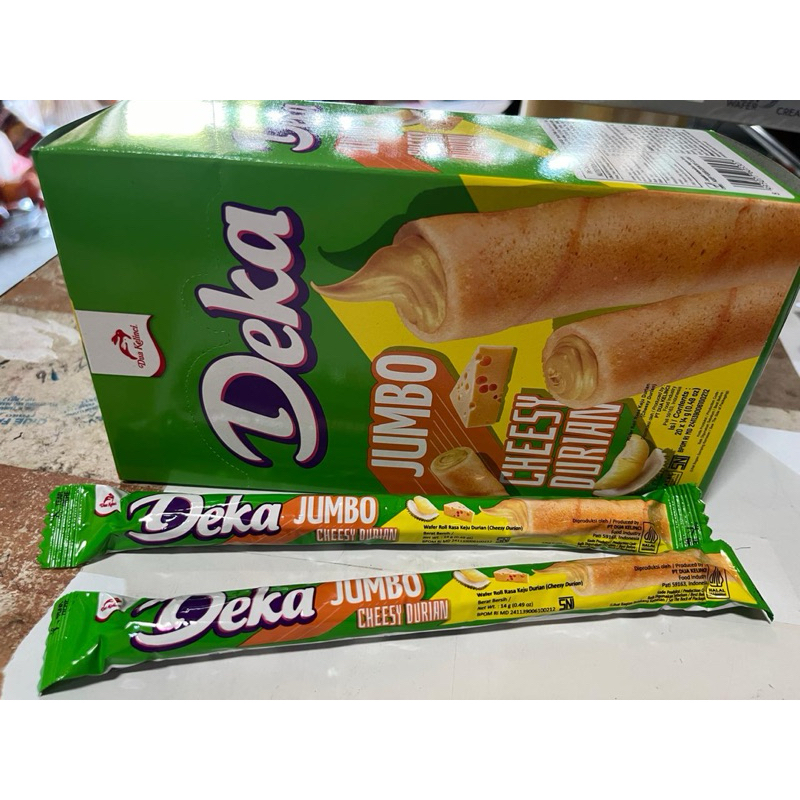 Jual Deka Cheesy Durian 14gr x 20 Pcs – Snack Unik Rasa Keju Durian ...