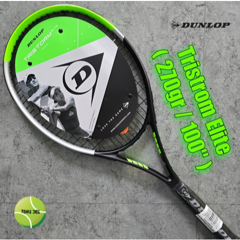 Jual Raket Tenis Dunlop Tennis Racket TRISTROM Elite ( 270 gr / 100 ...
