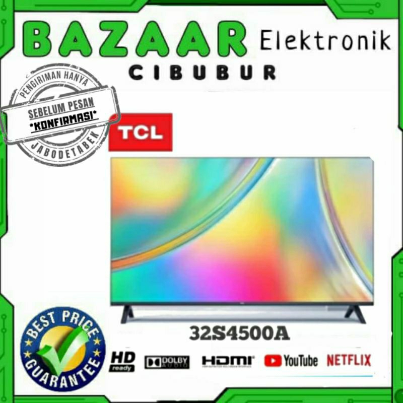 Jual TCL LED TV ANDROID 32INCH FULL HD 32S4500A / 32-S4500A - FULL HD ...