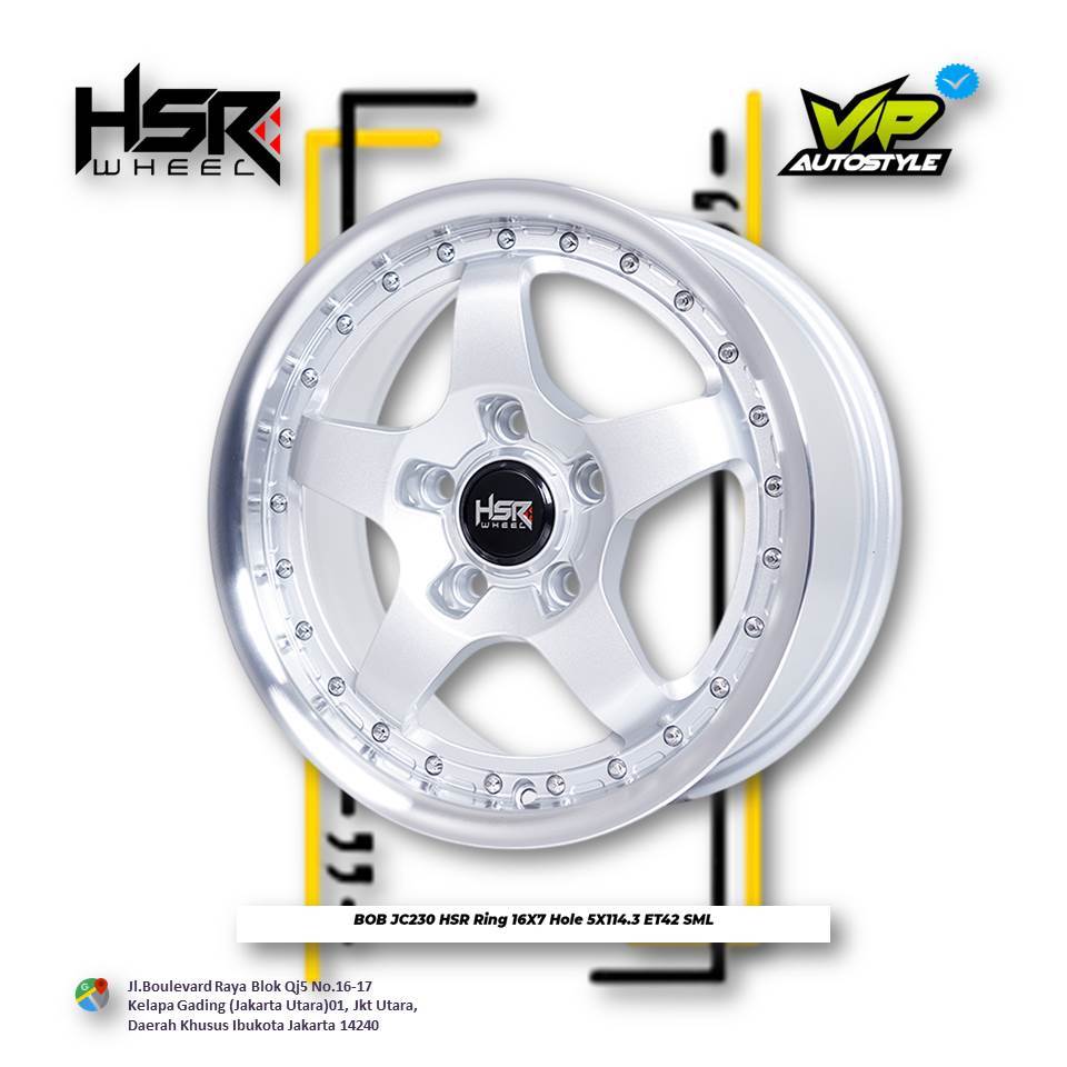 Jual HSR BOB R16 - Velg mobil Brv, Innova, Camry, Terios, Rush, Wuling ...