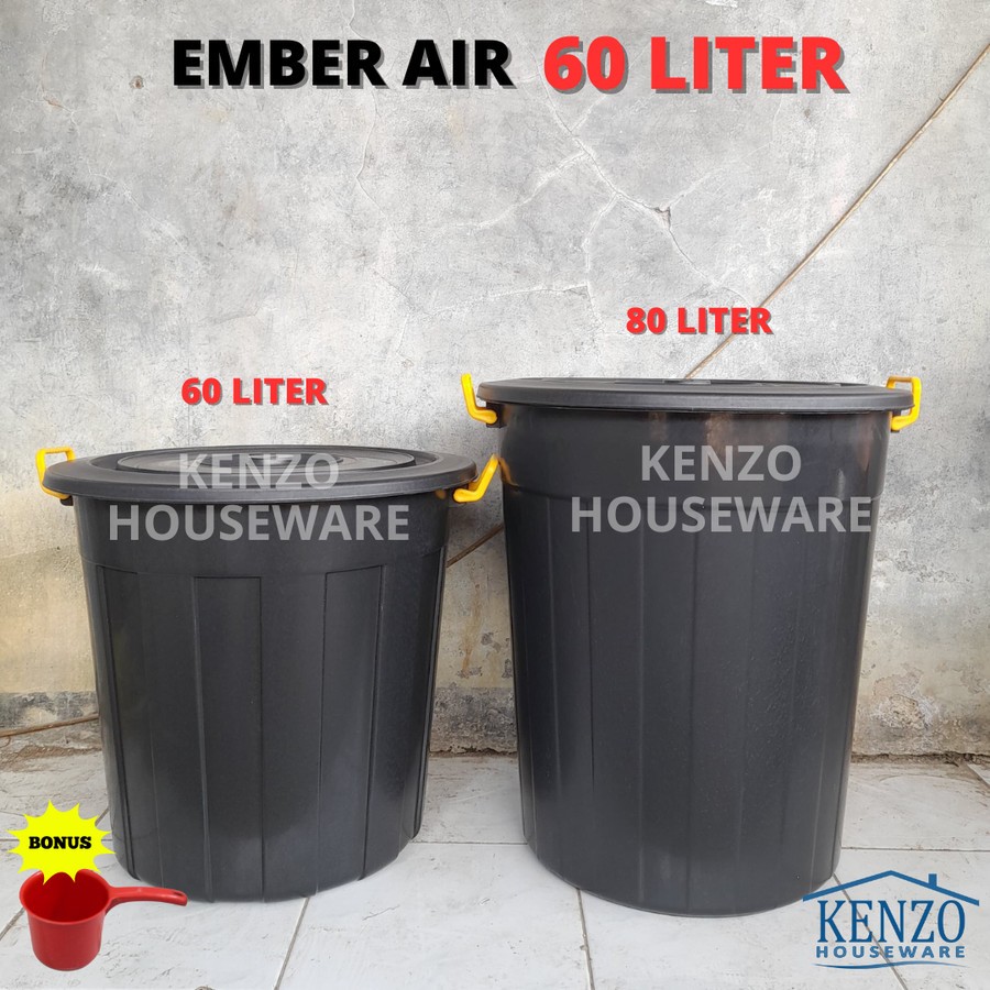 Jual Ember 60 Liter Dengan Tutup Ember Air Plastik Kamar Mandi Ember ...