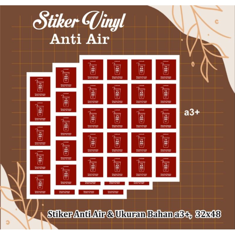 Jual stiker vinyl anti air | Shopee Indonesia