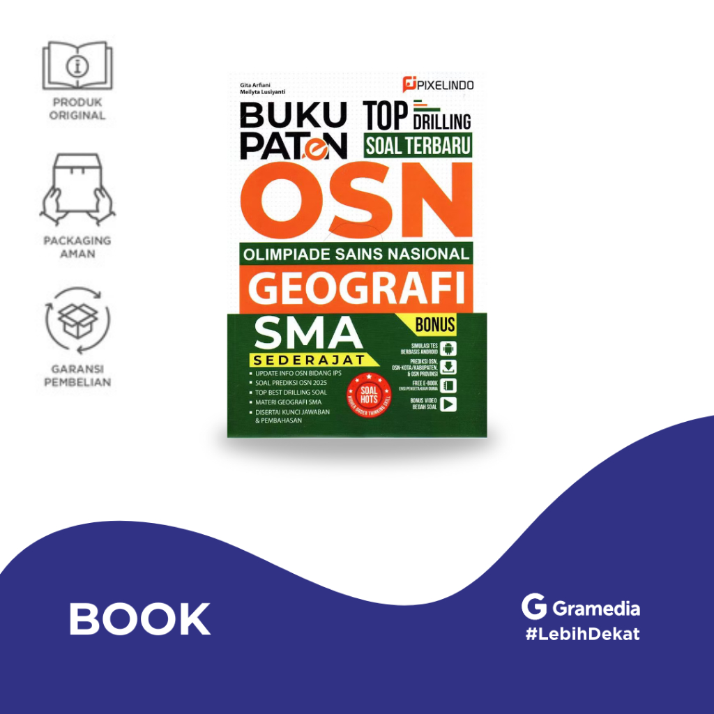 Jual Buku Paten OSN Geografi SMA Sederajat - Gramedia Jember | Shopee Indonesia