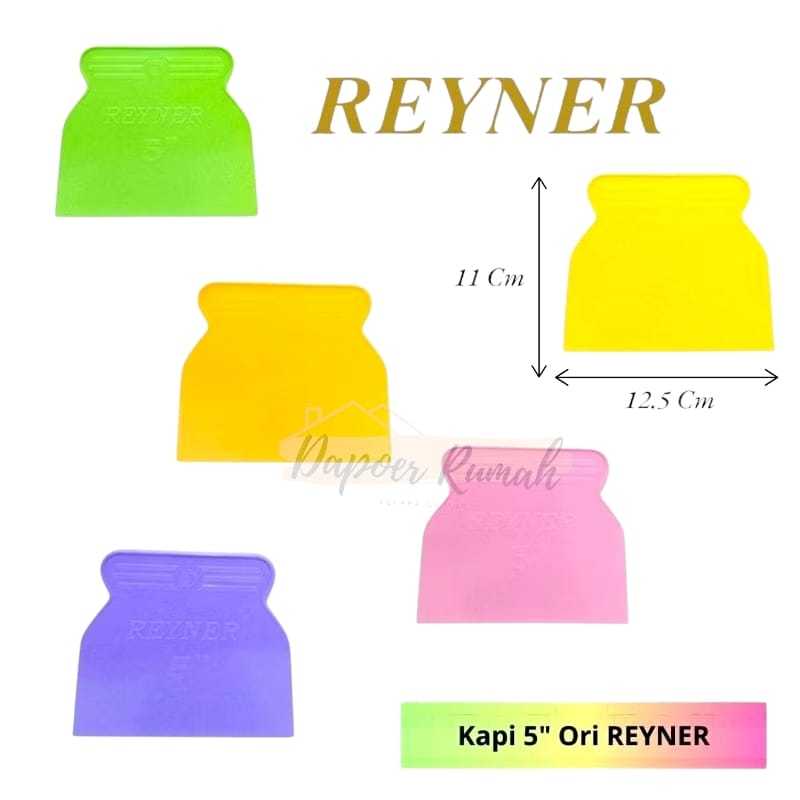 Jual Kapi Plastik Scrub REYNER 100% ORI uk 5" 7" 9" / Scrapper Tembok ...