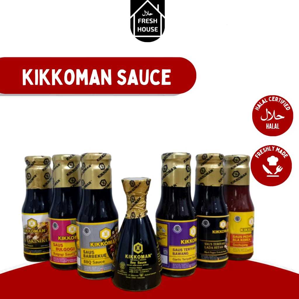 Jual KIKKOMAN SAUS BBQ GOCHUJANG GARLIC TERIYAKI BULGOGI YAKINIKU KATSU ...