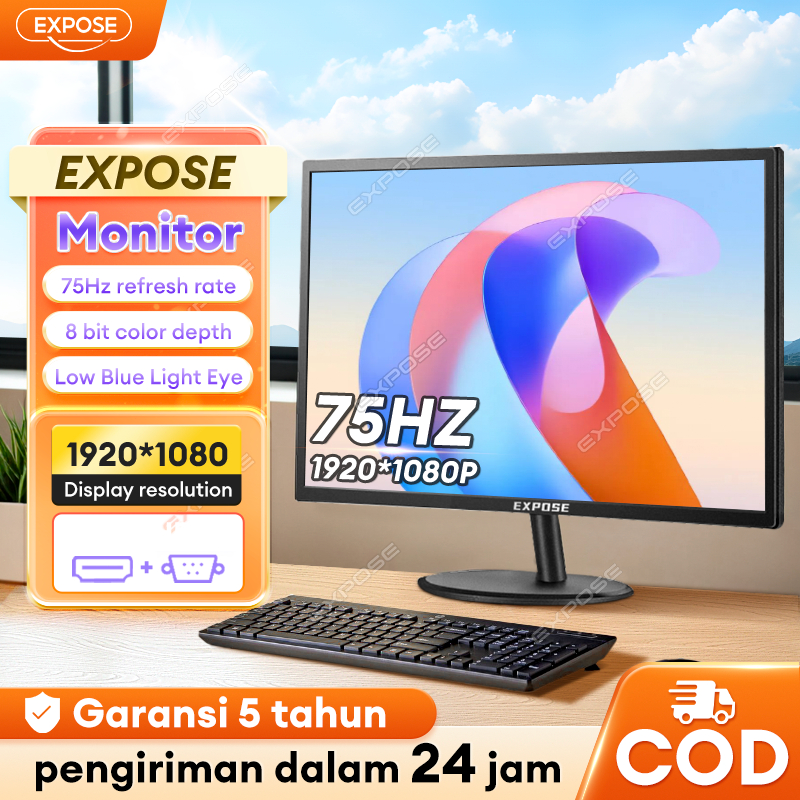 Jual Monitor PC 19 Inch Monitor Arm Gaming Monitor 75HZ 1080P For PS5 ...