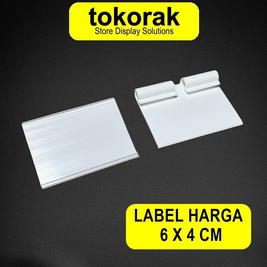 Jual LABEL HARGA 6CM PRICE TAG CARD DATA STRIP MINIMARKET SUPERMARKET 6 ...