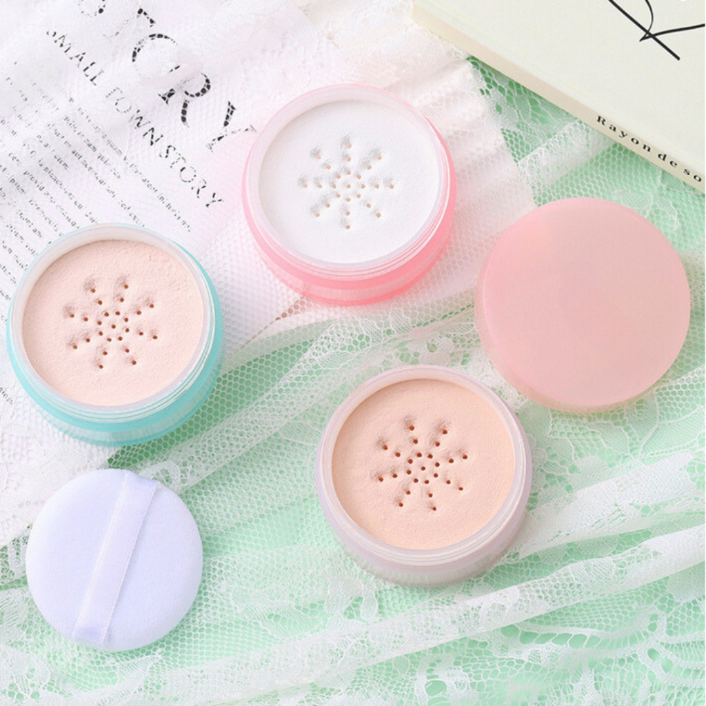 Jual Bedak Muka Bedak Tabur Loose Powder Make Up LA250 | Shopee Indonesia