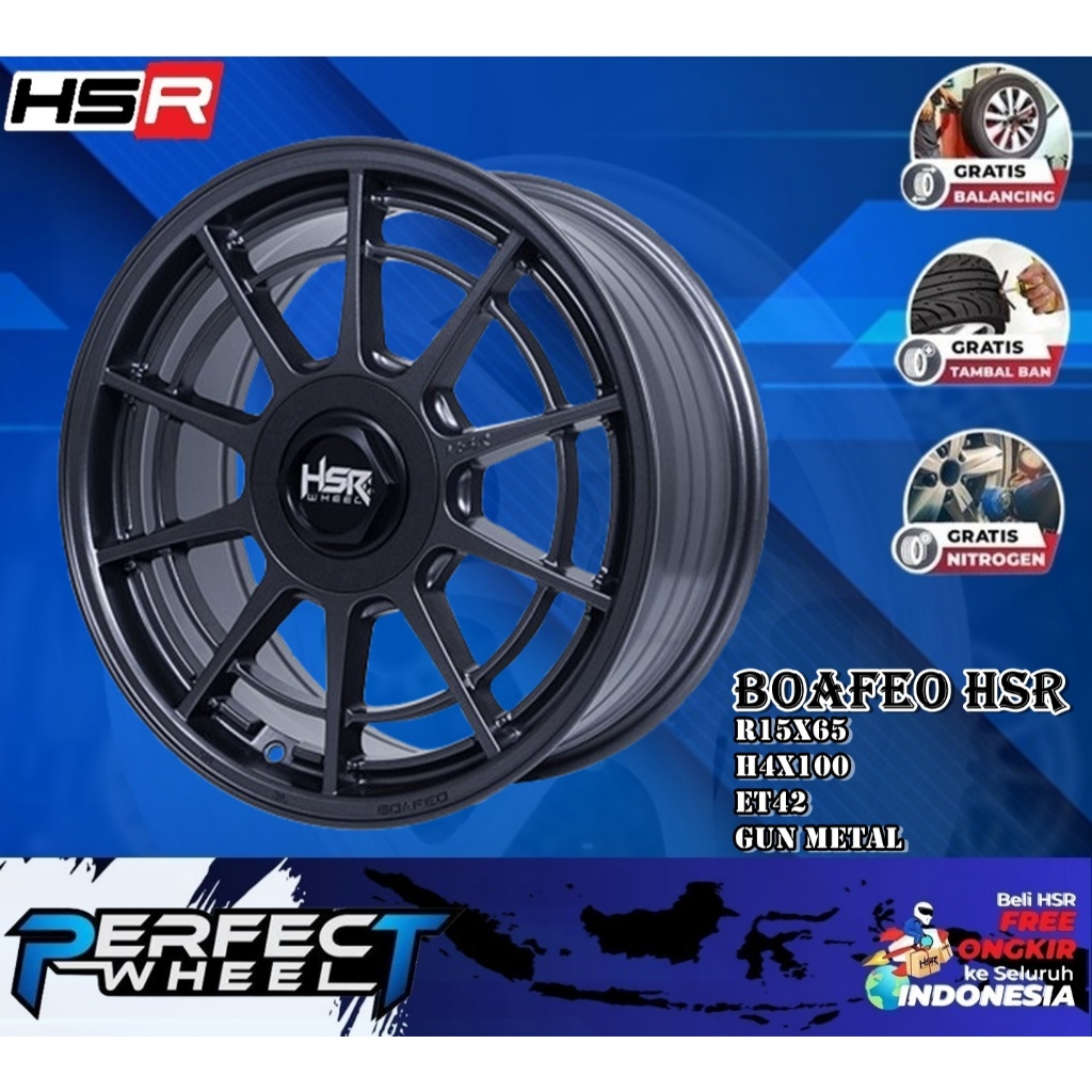 Jual Velg Mobil Calya R15 Model JDM Hsr Wheel Boafeo Pontinak Gratis ...