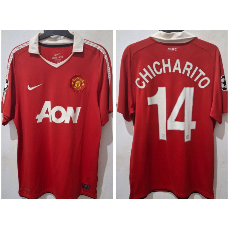 Jual Jersey Original Manchester United/MU Home 2010 UCL (Chicharito ...