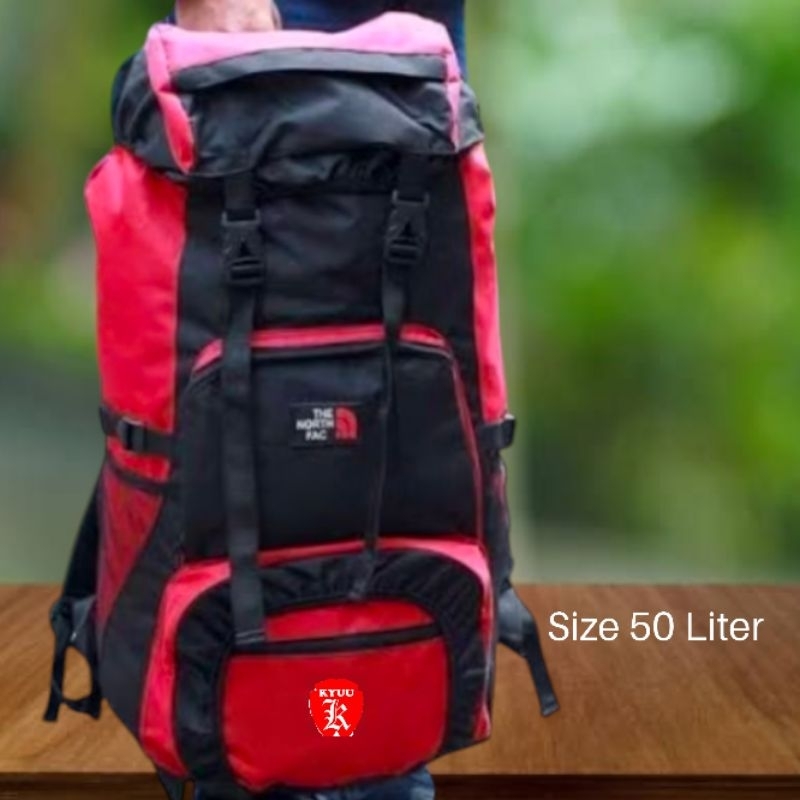Jual Tas Ransel Carier 50 60 Liter Bonus Rain Cover tas gunung Outdor ...