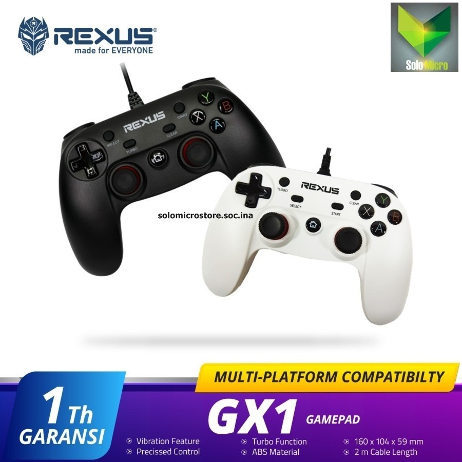 Jual Gamepad Rexus Gladius GX1 Pro Stick Gaming Controler USB PC Stik ...