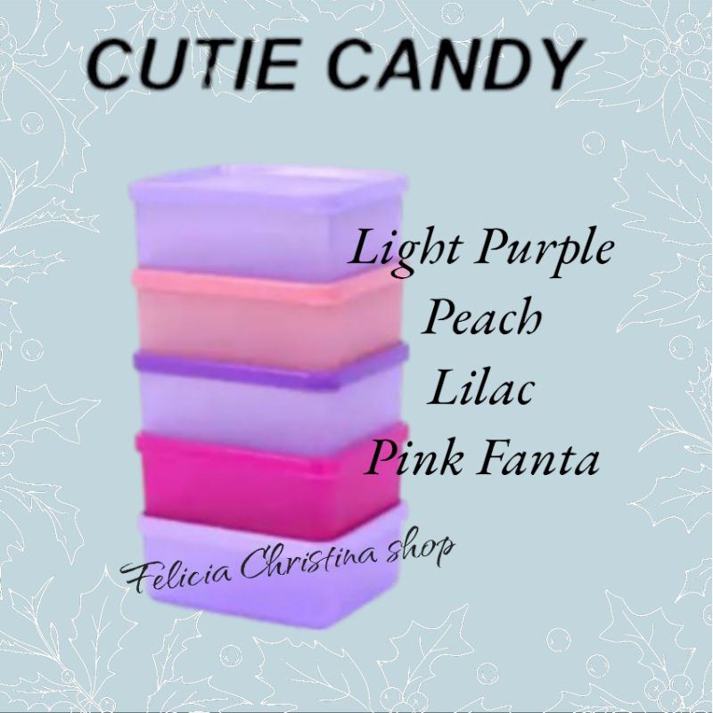 Jual KOTAK BEKAL 220 MlL MINI CANDY/MINI SQUARE WADAH PERMEN/SNACK ...