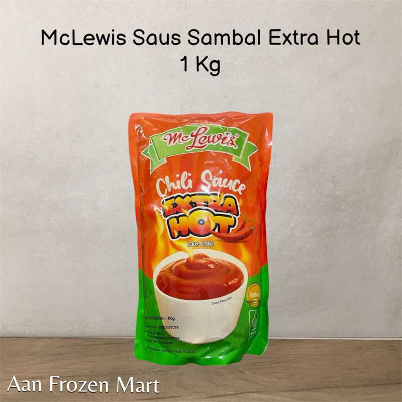 Jual MCLEWIS SAUS SAMBAL EXTRAHOT 1kg | Shopee Indonesia