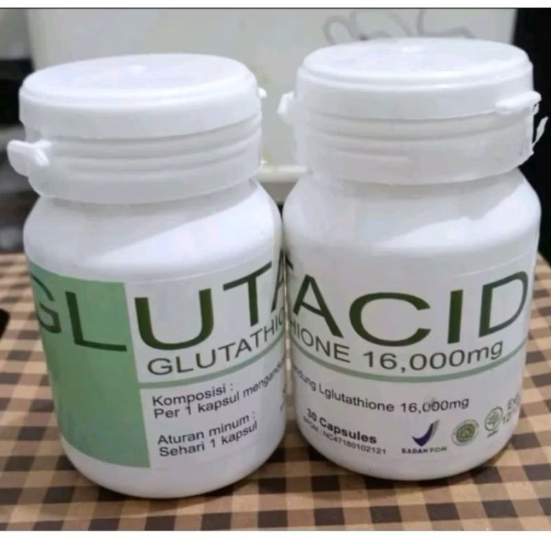 Jual Glutacid Suplemen Pemutih Tubuh Original | Shopee Indonesia