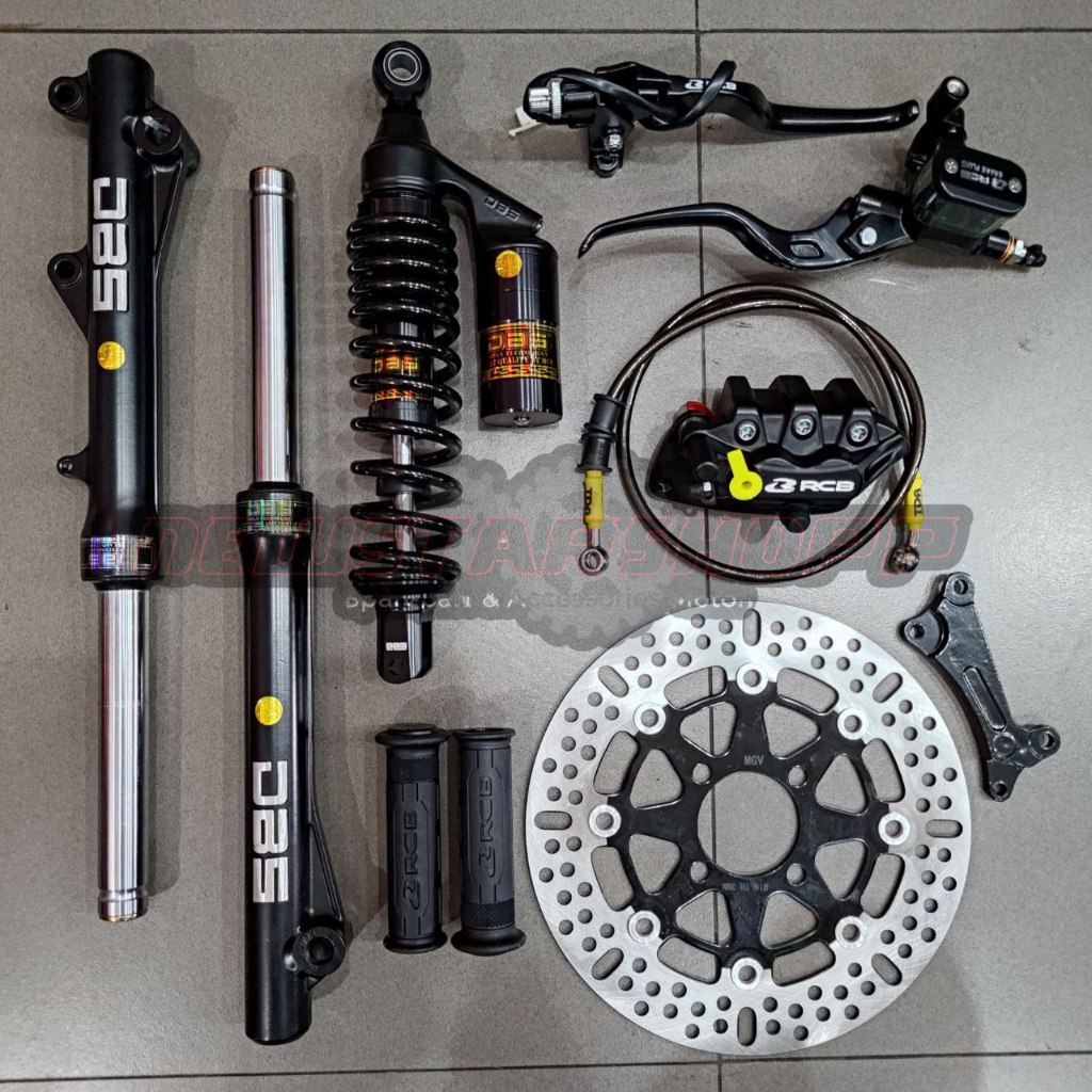 Jual Paket Full set master rem rcb e3 12.7mm kanan kiri + kaliper 2 ...