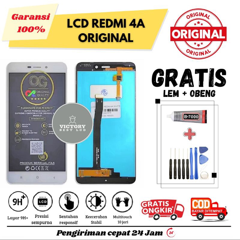 Jual Lcd REDMI 4A OG SUPER Original Touchscreen GRATIS lem + Obeng ...