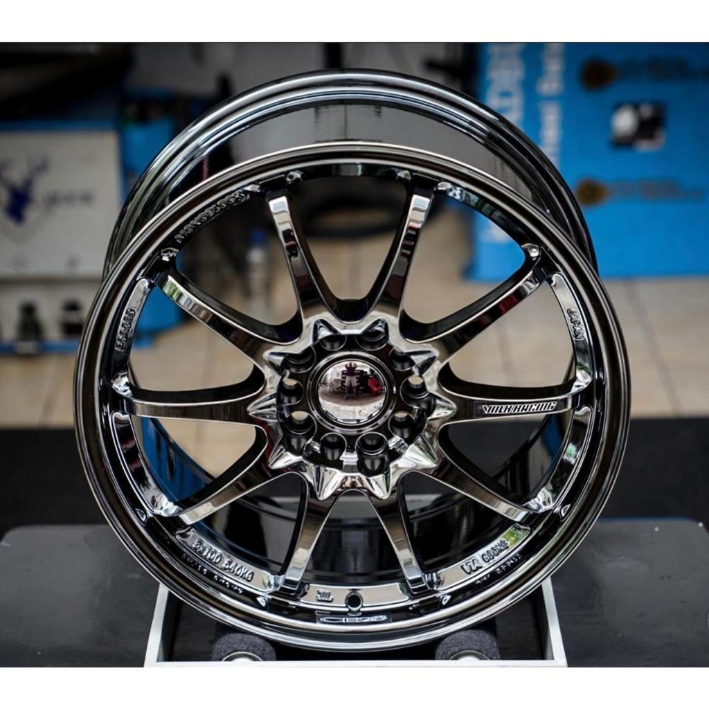 Jual VELG VOLKRAYS CE28 R17" PCD 5x114 LEBAR 8 ET 38 WARNA SUPER BLACK ...