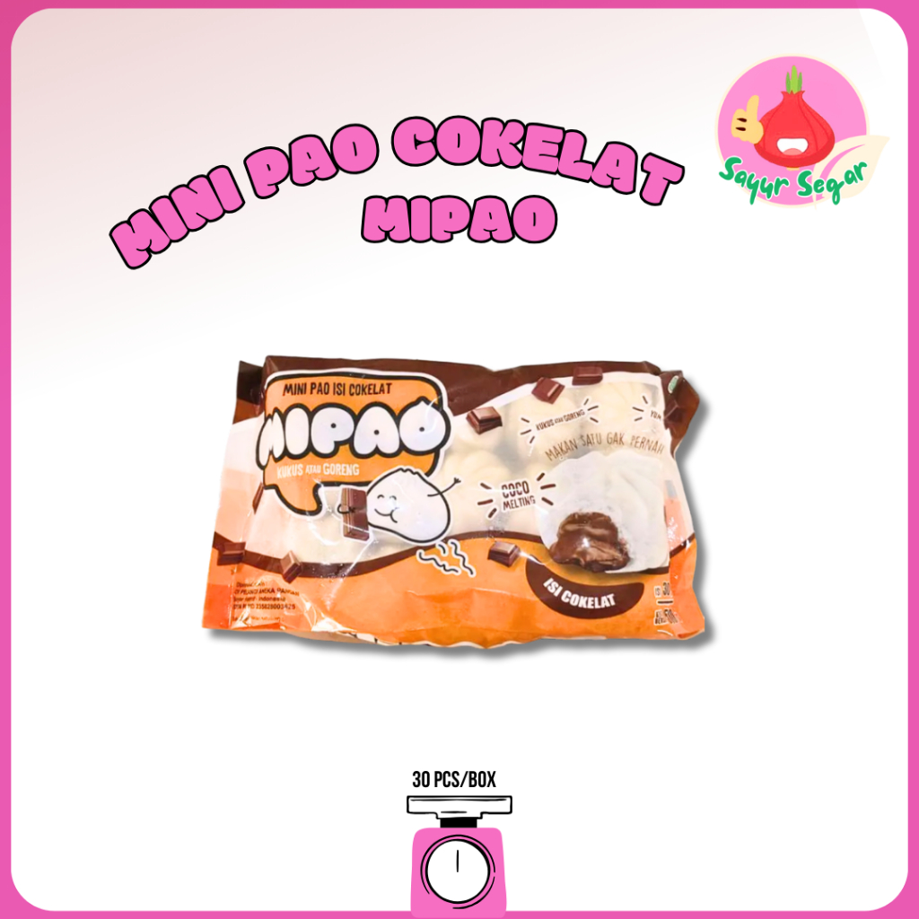 Jual Sayur Segar - Mipao Bakpau Mini isi coklat (30pcs satu pack ...