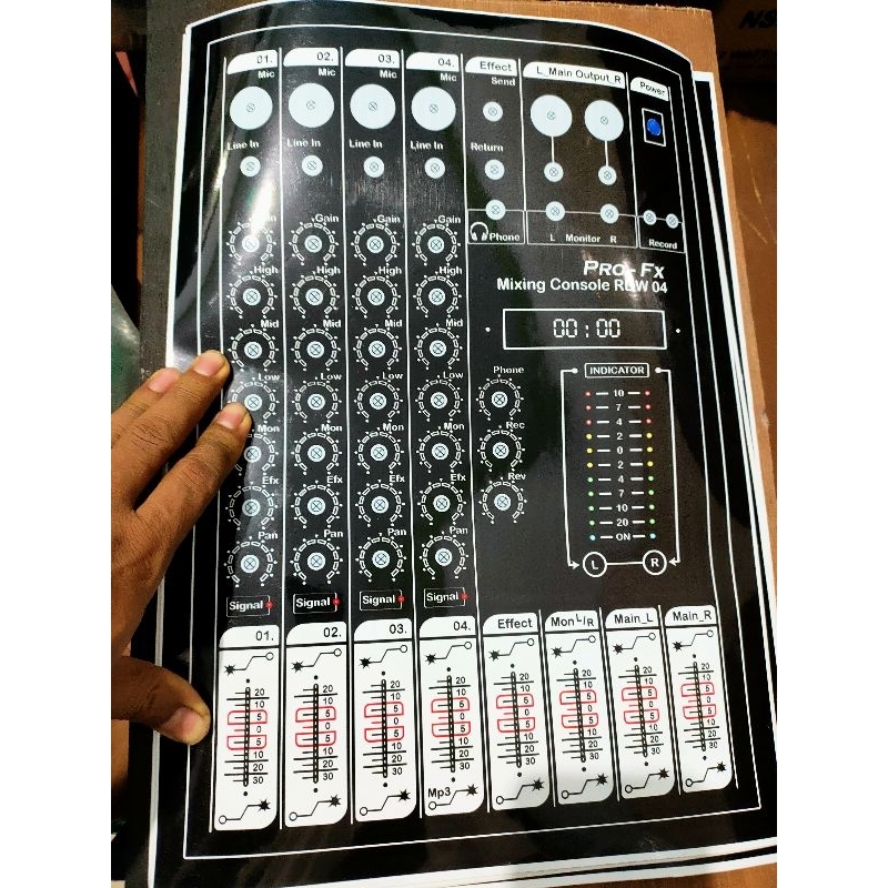 Jual Stiker mixer 4ch | Shopee Indonesia