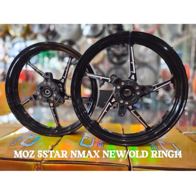 Jual Delkevic MOZ AEROX-NMAX NEW/OLD/NEO/TURBO Ring14 VELG NMAX OLD ...