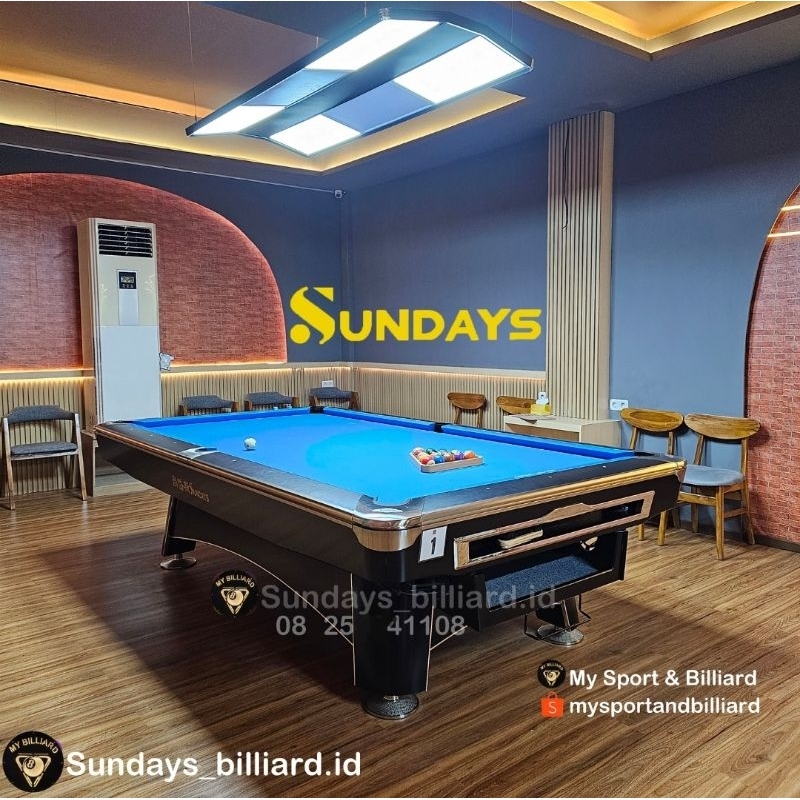 Jual Meja Billiard 9 Feet Import Sundays - meja bilyar billiard pool ...