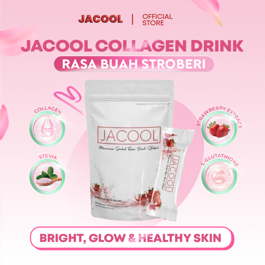 Jual Jacool Collagen Drink Kemasan Ecer Suplemen Pemutih Kulit BPOM ...
