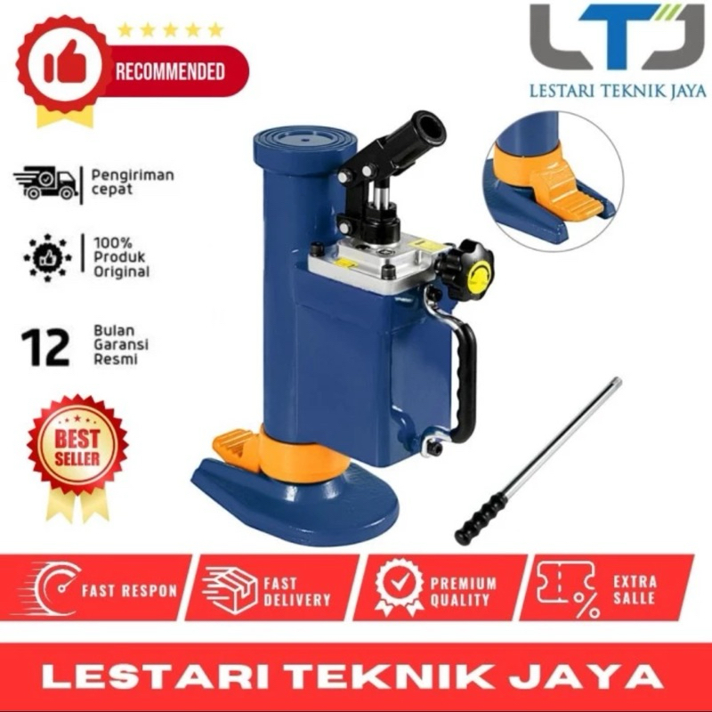 Jual Hydraulic Swivel Toe Jack 5T BARTON 360 Dongkrak Sepatu 5 Ton ...