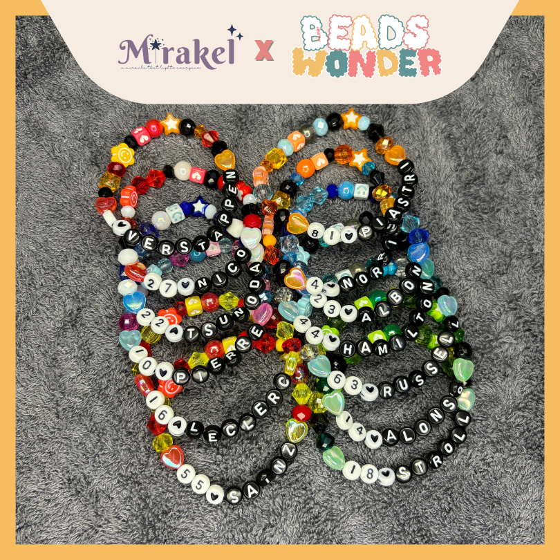 Jual MILAGRO F1 Driver Paddock Beads Bracelet | Gelang Elastis ...