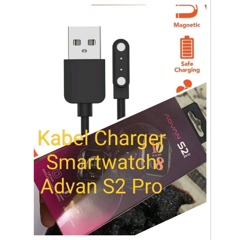Jual Advan S1 S2 Pro Kabel Charger Magnetic Smartwatch Advan S3 SE1 S1 ...