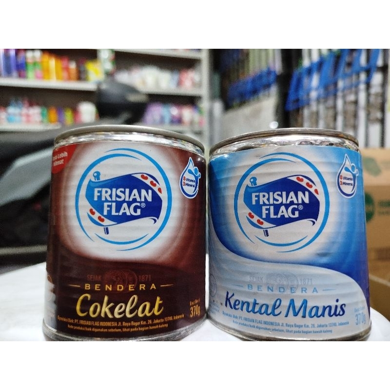 Jual Frisian flag 370g/Susu bendera kaleng/susu kental manis/frisian ...