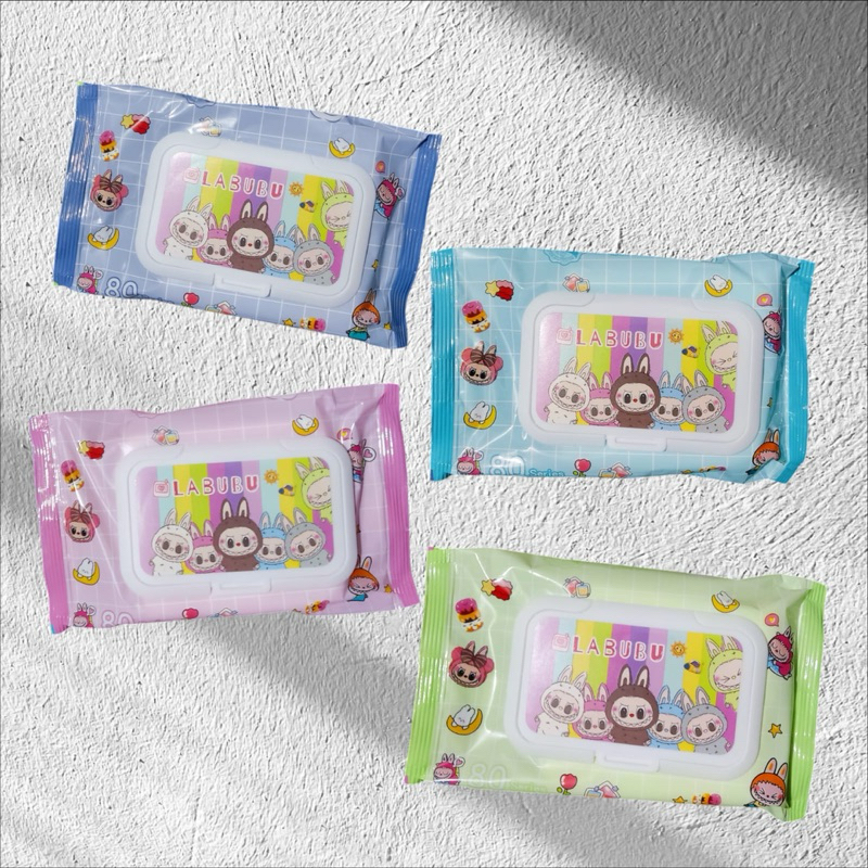 Jual tisu Basah Bayi Labubu 80 Lembar - Wet Wipes 80 sheets | Shopee ...