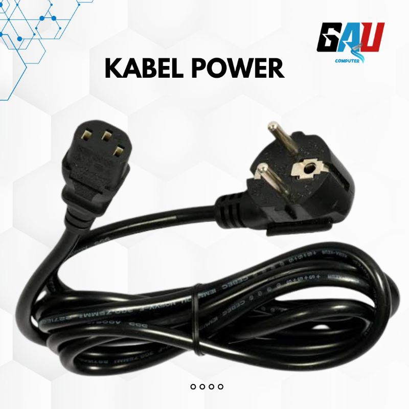 Jual KABEL POWER PC KOMPUTER 1,5m ORIGINAL TEBAL | Shopee Indonesia