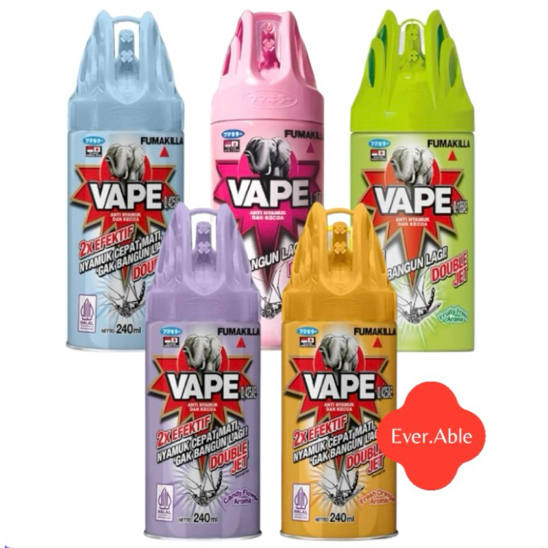 Jual FUMAKILLA VAPE ANTI NYAMUK & KECOA 240 ML | Shopee Indonesia