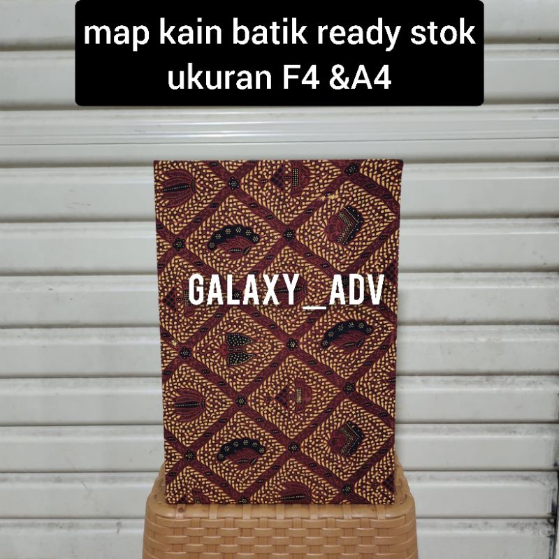 Jual map kantor map kain batik ready stok ukuran F4 & A4 berkualitas ...
