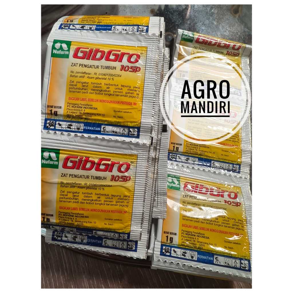 Jual GIBGRO 10SP 1 gr ZPT Penyubur Pemacu Tumbuh Padi Gabah Jagung ...