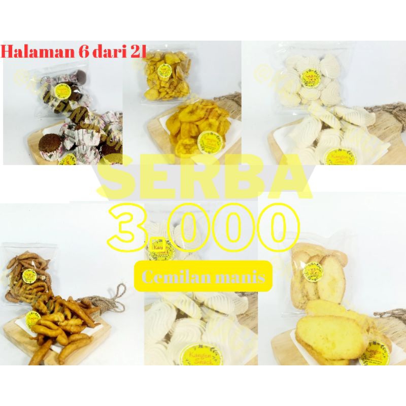 Jual cemilan murah / cemilan 3000 / cemilan manis / cemilan renyah ...