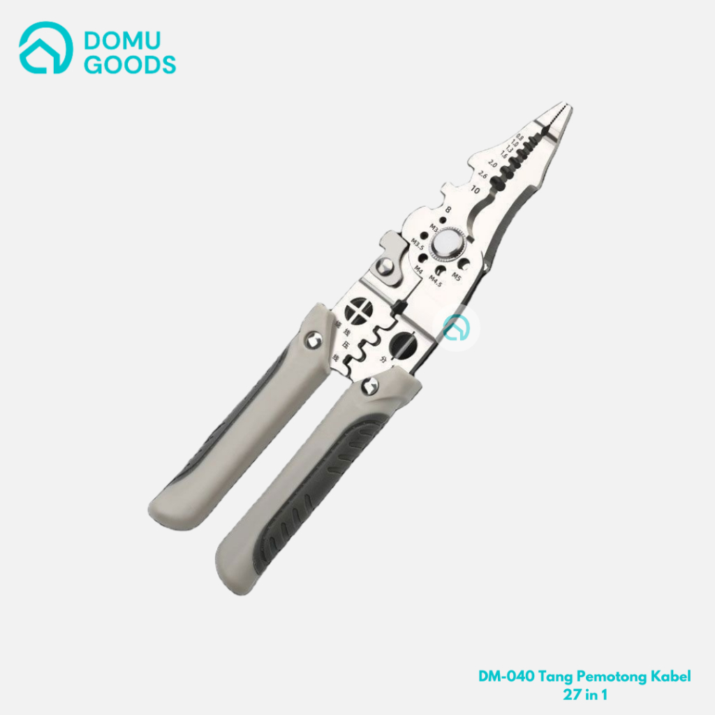 Jual DOMU Tang Pemotong Kabel 27in1 / Tang Kabel Multifungsi / Alat ...