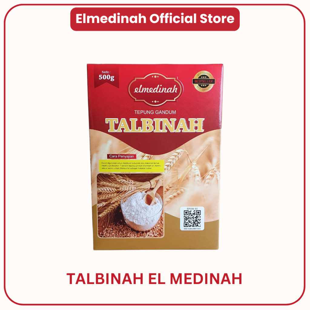 Jual Talbinah Elmedinah - Talbinah Tepung Gandum El Medinah isi 500 ...