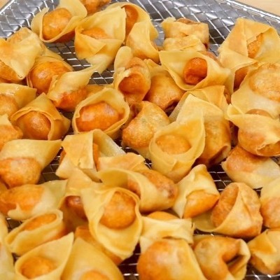 Jual Crispy Mini Wonton Pangsit Goreng Mini Krispi 500 gr | Shopee ...