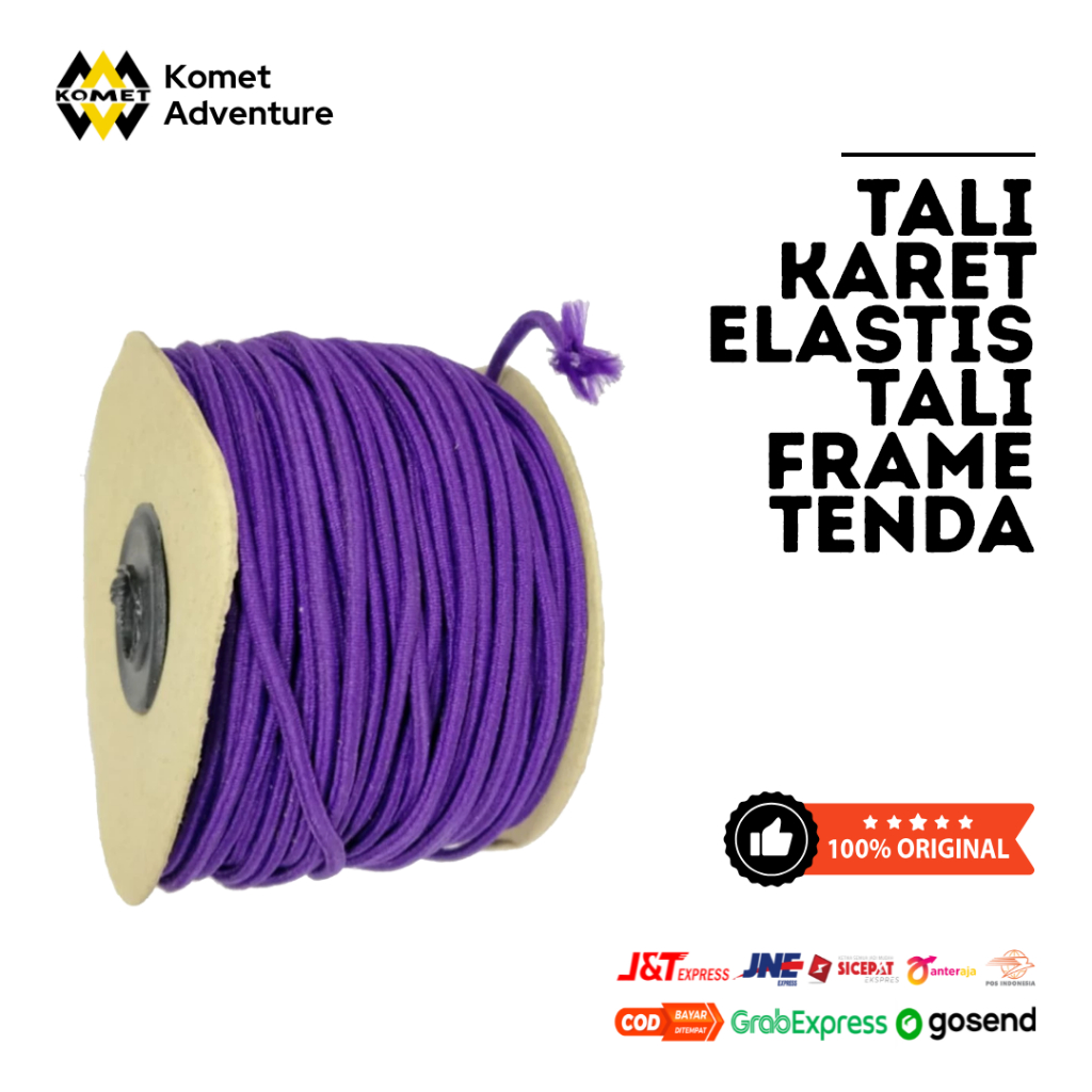 Jual Tali Karet Elastis Tali Frame Tenda | Shopee Indonesia