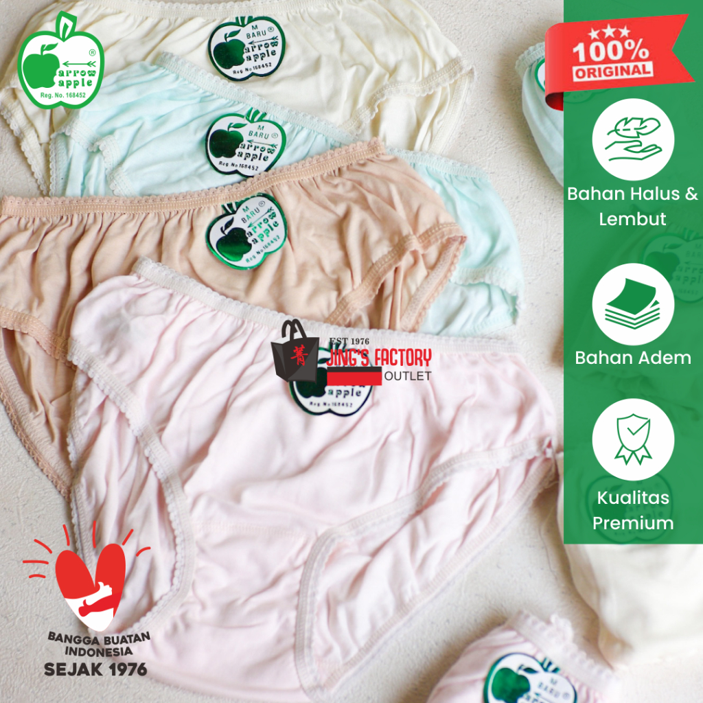 Jual 100% CD Apel Asli! [FF] / Arrow Apple - Celana Dalam Wanita ...
