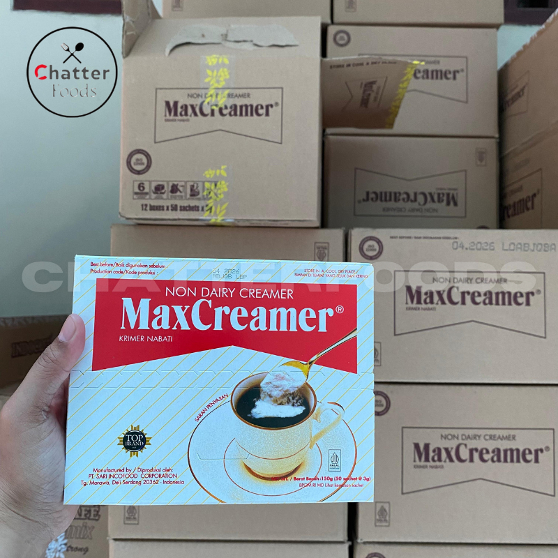 Jual INDOCAFE Max Creamer Isi 50 Sachet - 1 KARTON (Isi 12Pcs) | Shopee ...
